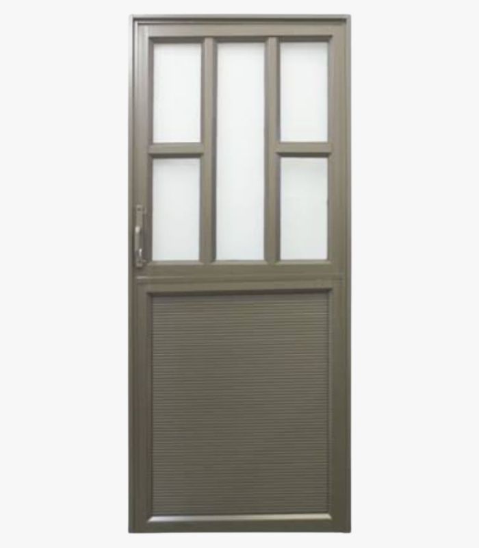 Aluminium Full Door Half Glass - Crown Discount Hardware